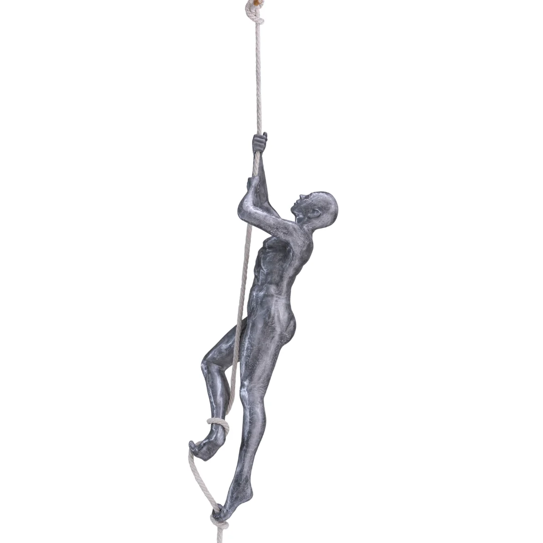 Climbing Figure with Rope - Timboel Art Gallery